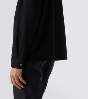 Zegna Technical Wool Overshirt - Black