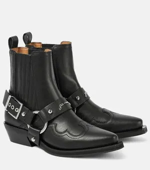 Ganni Logo Boots For Women