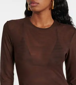 BANANHOT Aiden Ruched Minidress - Brown