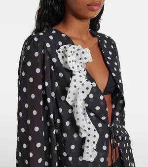 BANANHOT Polka-dot Beach Cover-up