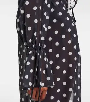 BANANHOT Polka-dot Beach Cover-up