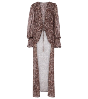 BANANHOT Leopard-print Beach Cover-up - Brown