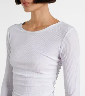 Alo Yoga Gathered Top - Black