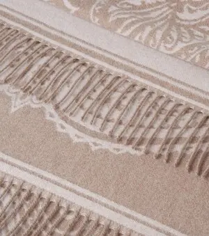 Etro Alocasia Fringed Wool Throw