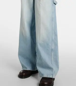 RE/DONE Painter Wide-leg Jeans - Blue