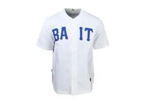 BAIT Baseball Jersey - White/blue