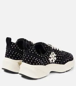 Tory Burch Good Luck Leather Sneakers