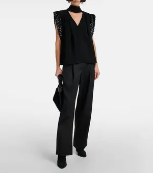 Isabel Marant Étoile Lenia Sequined Top