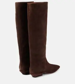 Paris Texas Bettina 25 Suede Knee-high Boots