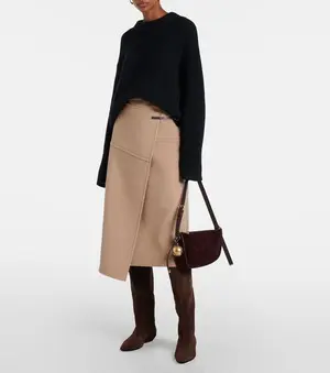 Paris Texas Bettina 25 Suede Knee-high Boots