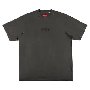 Supreme Acid Wash Short-sleeve Top - Black