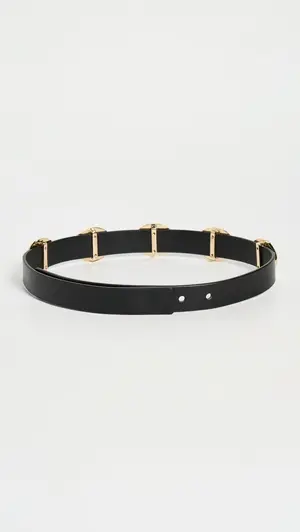 Lele Sadoughi Oval Pearl Station Belt