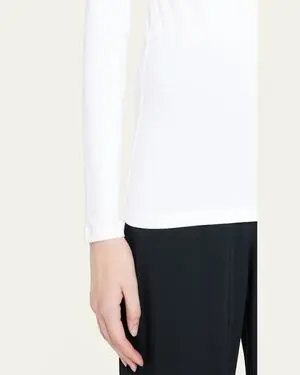 Majestic Filatures Soft Touch Long-sleeve Top - Black
