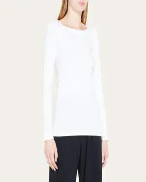 Majestic Filatures Soft Touch Long-sleeve Top - Black