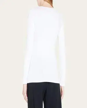 Majestic Filatures Soft Touch Long-sleeve Top - Black