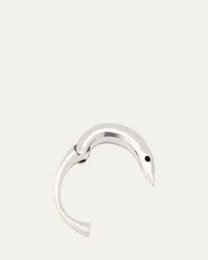 Bottega Veneta Sterling Silver Hinge Bracelet - Argento