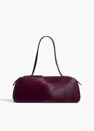 Khaite Simona Shoulder Bag Eggplant