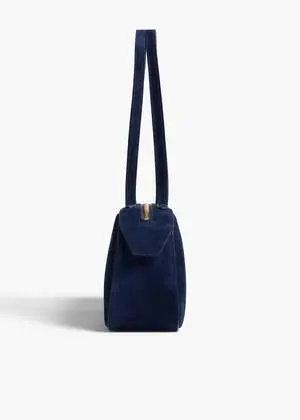 Khaite Simona Shoulder Bag - Midnight Navy