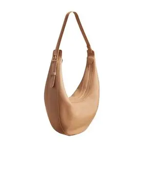 Khaite Khaite Augustina Hobo Hazelnut