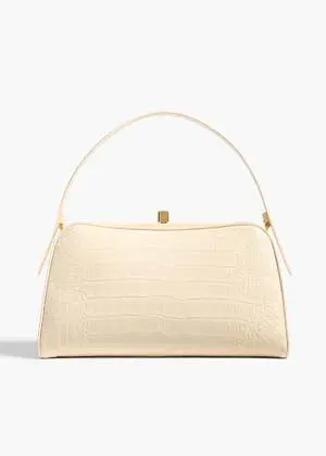 Khaite Cate Top Handle Bag - Champagne