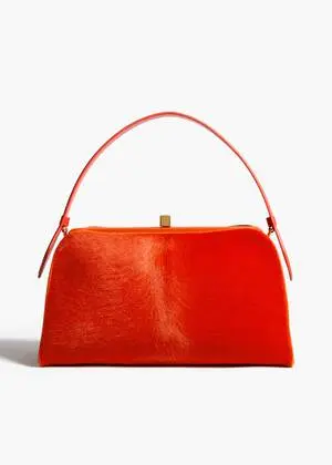 Khaite Cate Top Handle Bag Persimmon