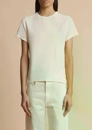Khaite Emmylou T-Shirt Ivory