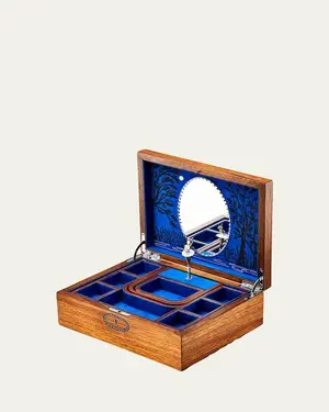 Wolf Ballet Musical Jewelry Box - Wood