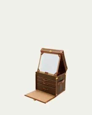 Wolf Ida Trunk Jewelry Box - Khaki