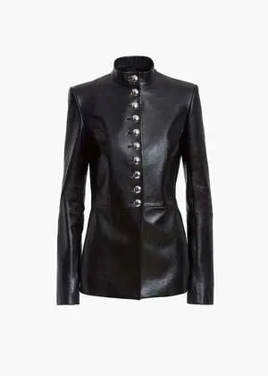 Khaite Samuel Leather Jacket - Black