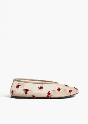 Khaite Khaite Marcy Flat Nude / Raspberry