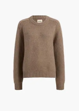 Khaite Mae Cashmere Pullover Barley