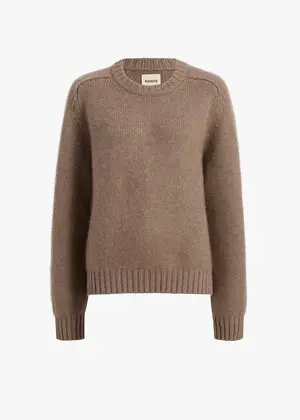 Khaite Mae Cashmere Pullover - Barley