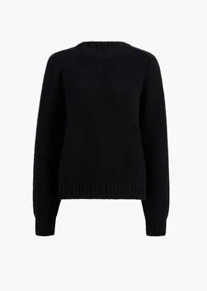 Khaite Mae Cashmere Pullover - Black