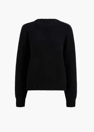Khaite Mae Cashmere Pullover - Black