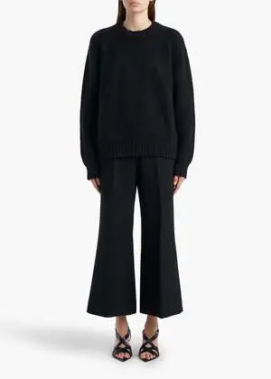 Khaite Mae Cashmere Pullover - Black