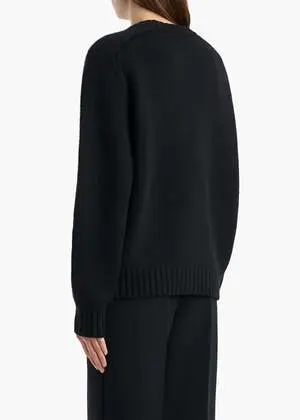 Khaite Mae Cashmere Pullover - Black