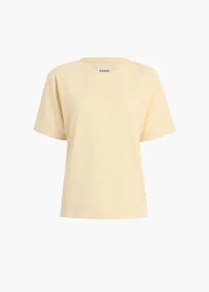 Khaite Khaite Mae T-Shirt Custard