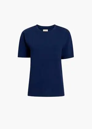 Khaite Khaite Mae T-Shirt Navy