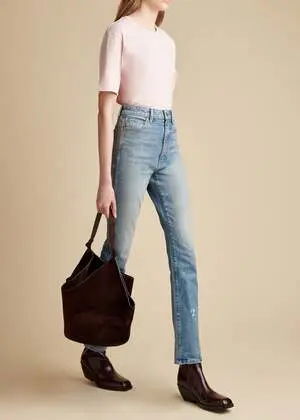 Khaite Khaite Mae T-Shirt Pink