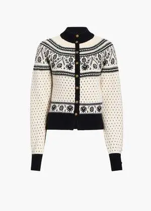 Khaite Marc Cashmere Cardigan - Neutral Multi