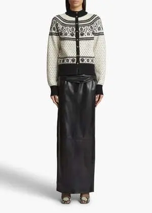 Khaite Marc Cashmere Cardigan - Neutral Multi