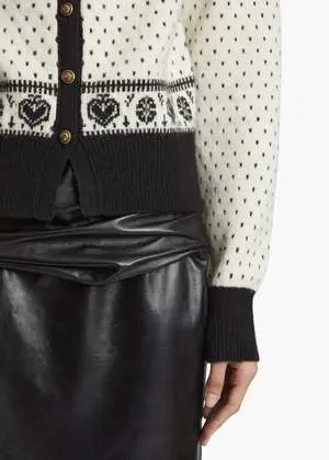 Khaite Marc Cashmere Cardigan - Neutral Multi