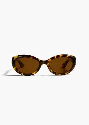 Khaite X Oliver Peoples 1969c - Vintage Dtb/true Brown Glass