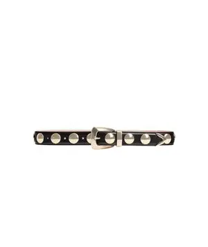 Khaite Benny Studded Belt - Black