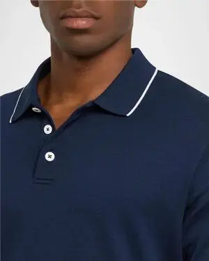 Giorgio Armani Apos;s Tipped Polo Shirt - Navy