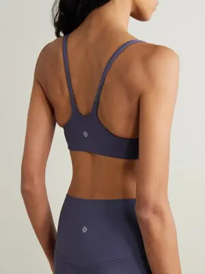 Lululemon Wunder Train A/b Racerback Stretch-jersey Sports Bra