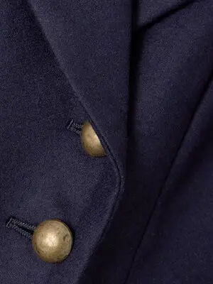 FORTELA Double-breasted Wool-felt Blazer