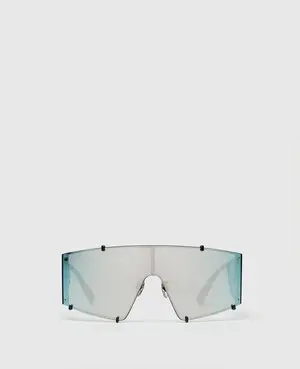 Stella McCartney Rectangle Sunglasses - Glossy Black