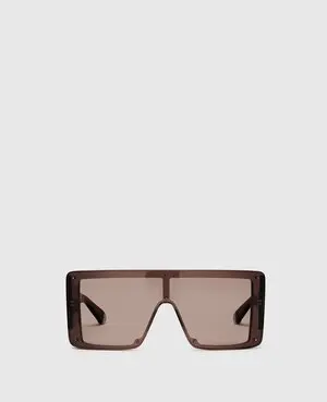 Stella McCartney Stella McCartney Translucent Square Sunglasses Translucent Black Monochrome