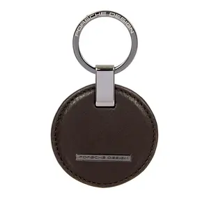 Porsche Design Keyring Circle - Dark Brown